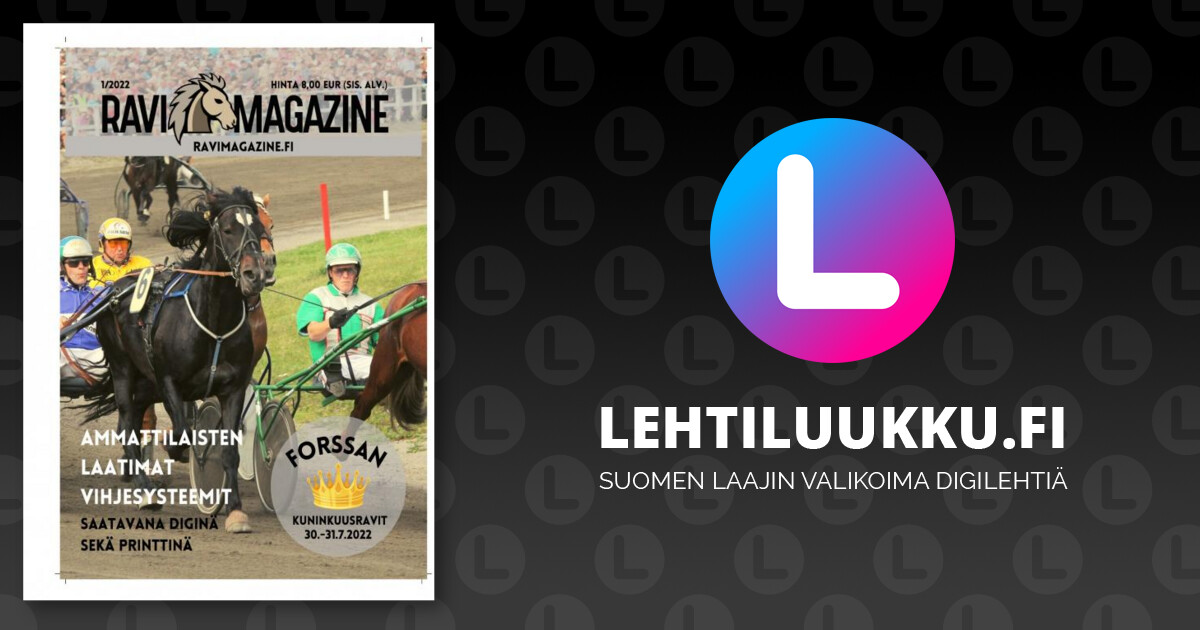 Ravi Magazine 01/2022 - Lehtiluukku.fi