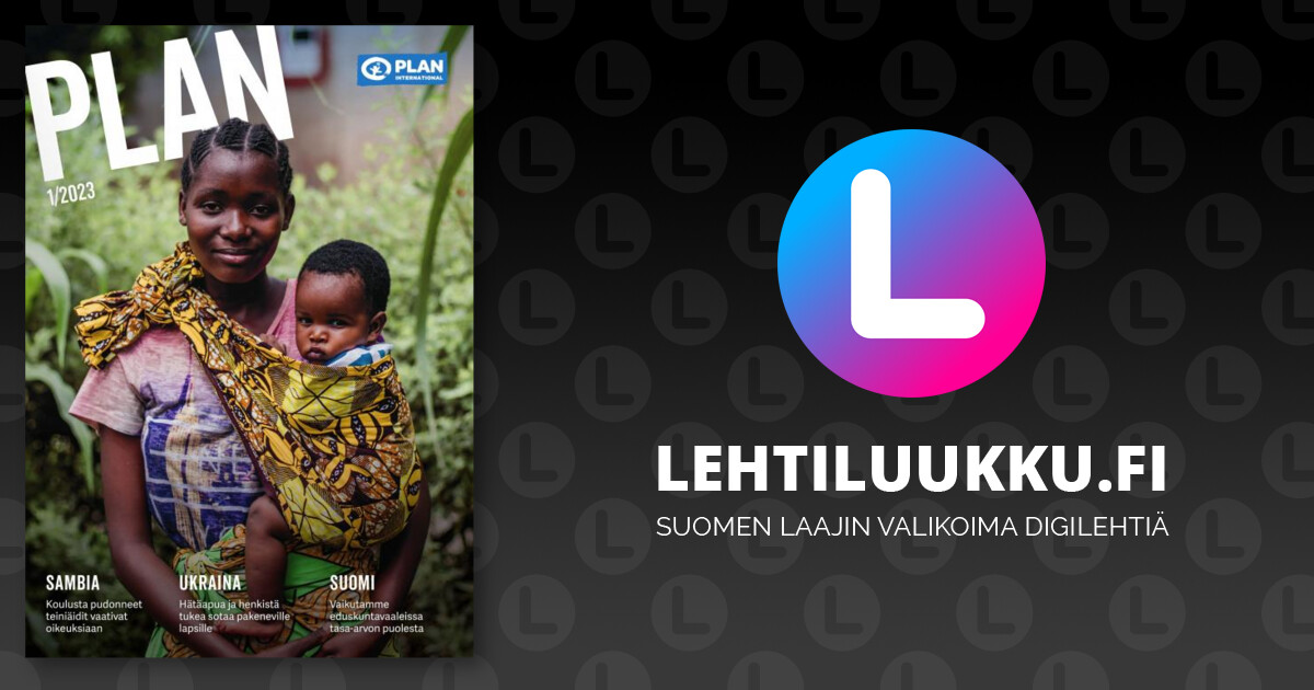 Plan-lehti 01/2023 - Lehtiluukku.fi