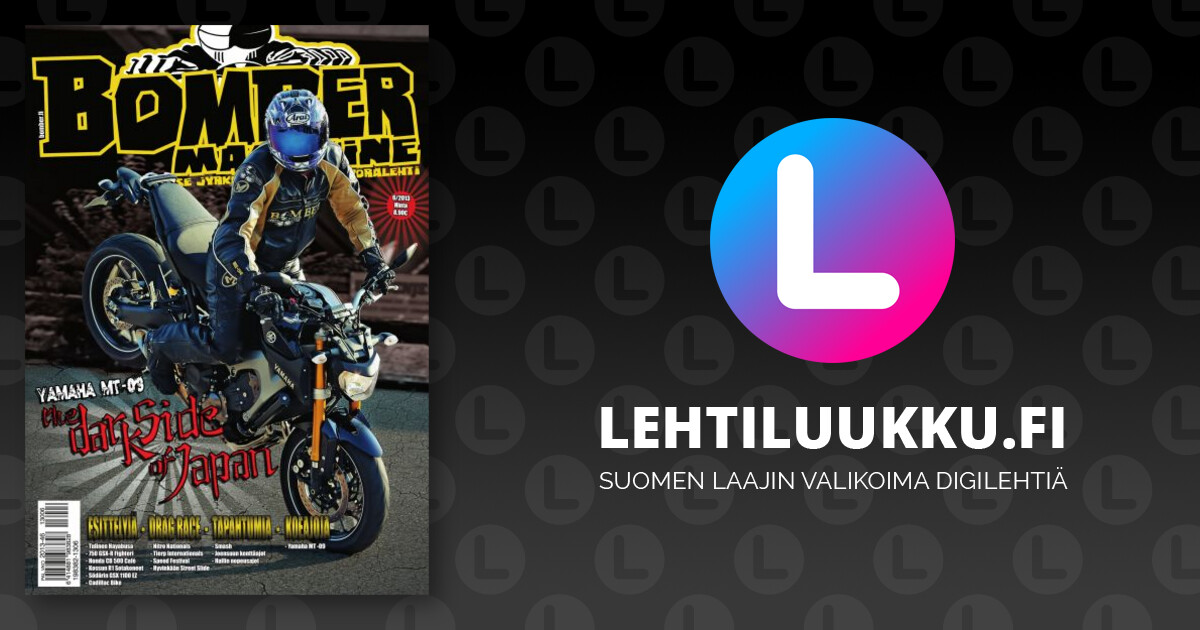 Bomber Magazine 6/2013 - Lehtiluukku.fi