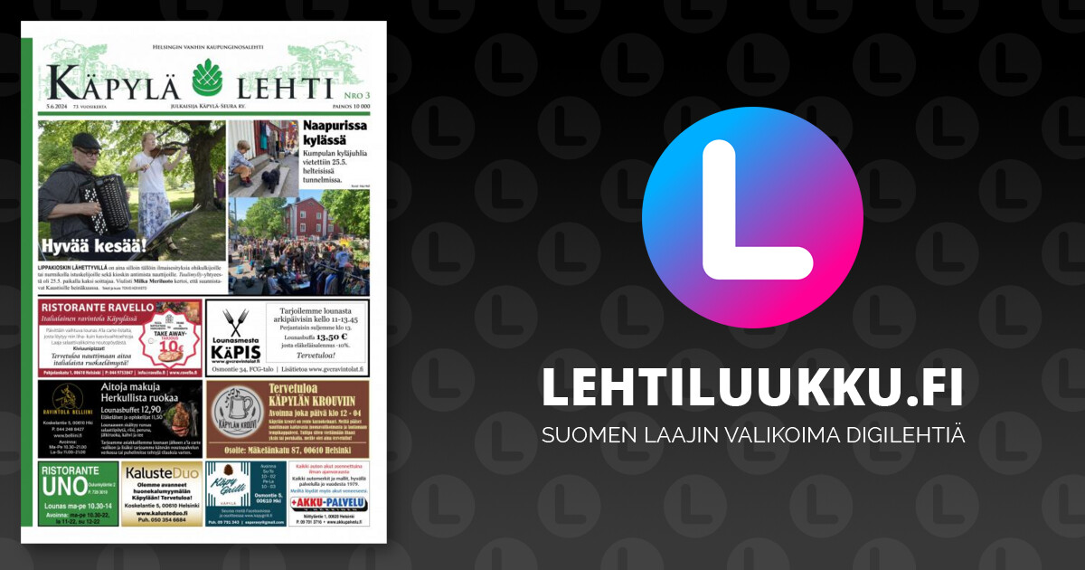 Käpylä-lehti 03/2024 - Lehtiluukku.fi