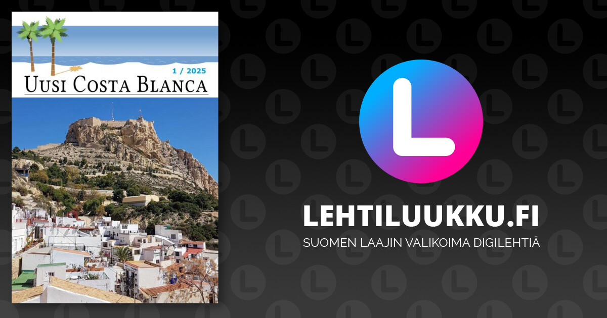 Uusi Costa Blanca 01/2025 - Lehtiluukku.fi