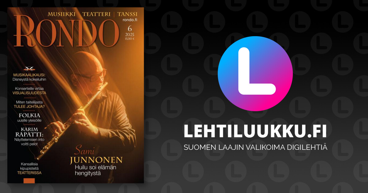 Rondo Classic - Lue uusin numero netissä! - Lehtiluukku.fi