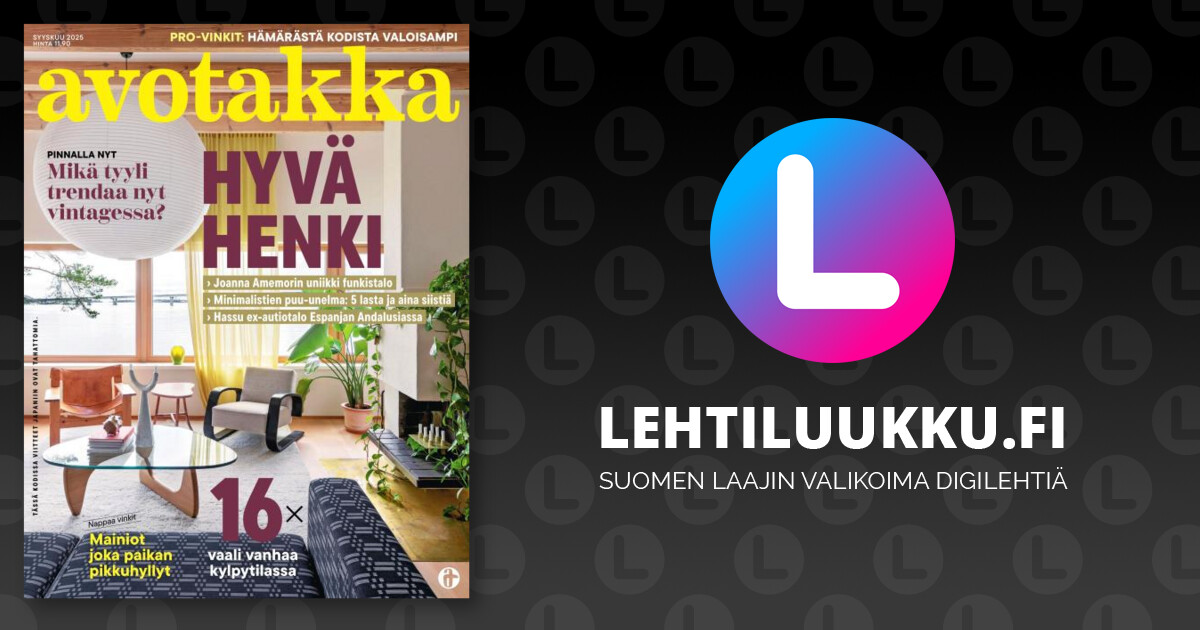 Avotakka 09/2025 - Lehtiluukku.fi